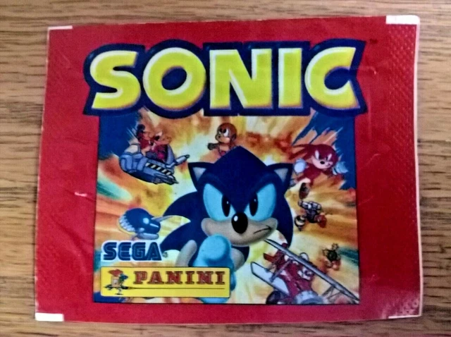 PANINI EMPTY WRAPPER packet for Sonic (Sega) stickers 1994 £5.99 ...