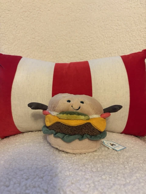 JELLYCAT AMUSEABLE BURGER, New with Tags, Sold Out Online £40.24 ...