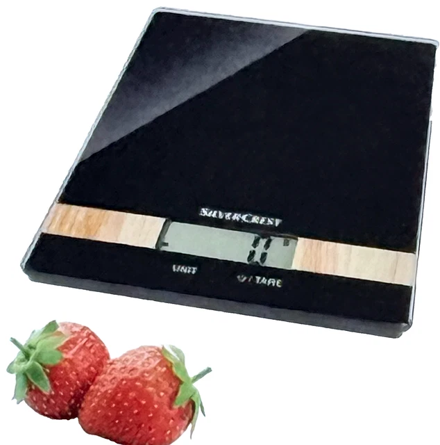 SILVERCREST MAX 5KG Digital Kitchen Scale Food Weighing Scale 14 x 1.65 ...