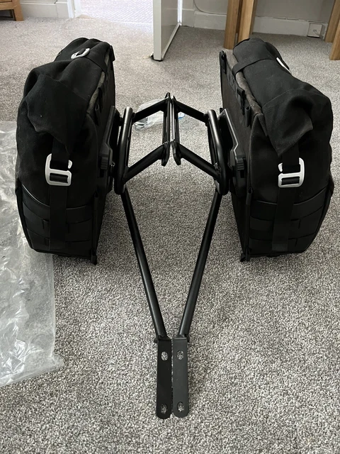 SW-MOTECH SLC SIDE carriers and Legend soft bags for Yamaha Tenere 700 ...