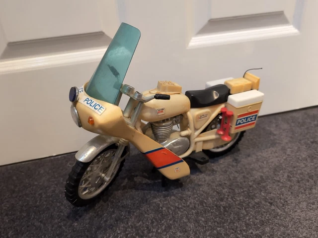 VINTAGE ACTION MAN Police Motorcycle Palitoy 1980S Patrol Motorbike ...