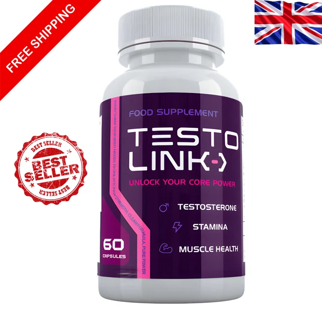 TESTO LINK CAPSULES - Male Supplement 60 Capsules - Free Shipping UK ...