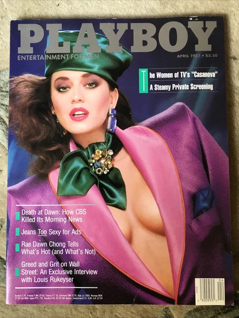PLAYBOY MAGAZIN APRIL 1987 Sehr guter Zustand Anna Clark Ava Fabian Louis Rukeyser Wall Street ...