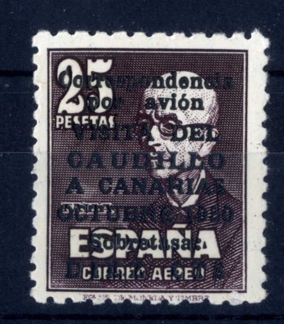 SELLOS DE ESPAÑA 1951 Visita Caudillo a Canarias 1090 ref.03 EUR 325,00 ...
