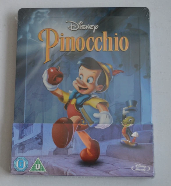 DISNEY PINOCCHIO BLU-RAY Steelbook (1940 Ben Sharpsteen Hamilton Luske ...