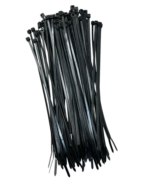CABLE TIES - Black - 4.8mm x 300mm Long - Pack of 100 $9.55 - PicClick AU