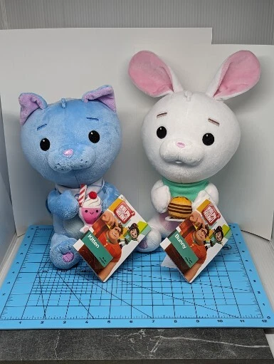 DISNEY STORE WRECK it Ralph Breaks The Internet Kitten And Bunny Plush ...