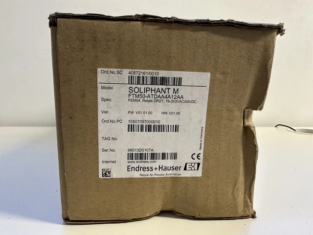 ENDRESS+HAUSER FTM50-ATDAA4A12AA SOLIPHANT M Level Switch £375.75 ...
