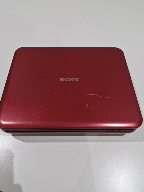 SONY PORTABLE DVD player with 7-in Display - Red -VGC (DVP-FX730/R) £37 ...