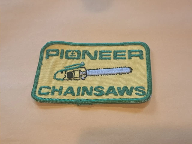 PIONEER CHAINSAW PATCH RARE Embroidered $20.00 - PicClick CA