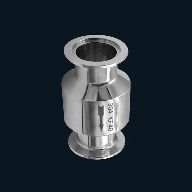 304 STAINLESS STEEL vacuum quick check valve KF16 KF25 KF40 KF50 ...