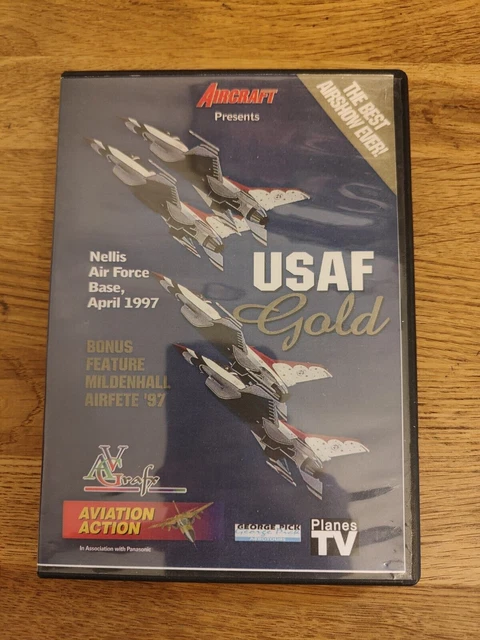 DVD - USAF Gold Nellis Air Force Base April 1997 Aircraft Aviation PAL ...