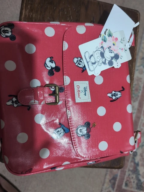 CATH KIDSTON DISNEY Mickey Mouse Bag Red Dot Spotted Messenger ...