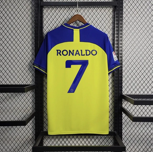 MAGLIA CRISTIANO RONALDO Al Nassr 2022 2023 Al-Nassr home CR7 # 7 £30.35 - PicClick UK