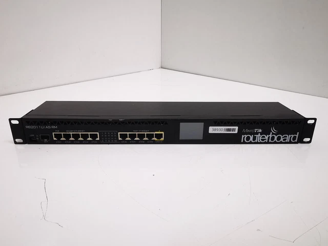 MIKROTIK ROUTERBOARD RB201 1UiAS-RM Router - Rackmount Ears Included £ ...