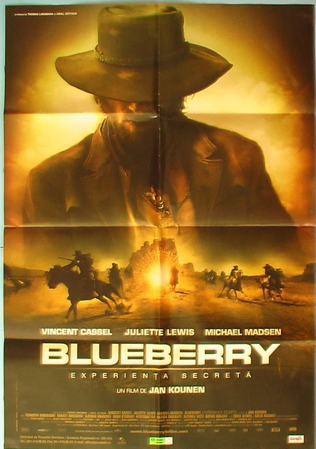 MOVIE POSTER=BLUEBERRY (2004)(3)=(VINCENT Cassel, Juliette Lewis ...