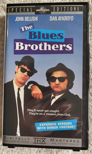 THE BLUES BROTHERS VHS John Belushi Dan Aykroyd Special Edition Clam ...