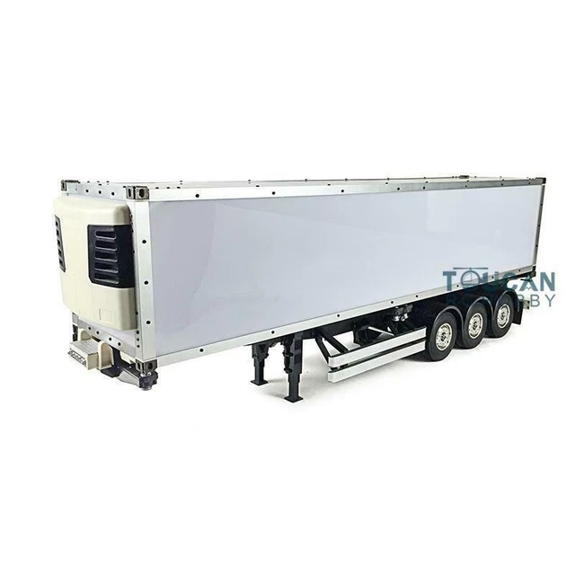 TOUCANRC 140413 40FT Freezer Container 3 Axles Chassis for Semi 1/14 ...