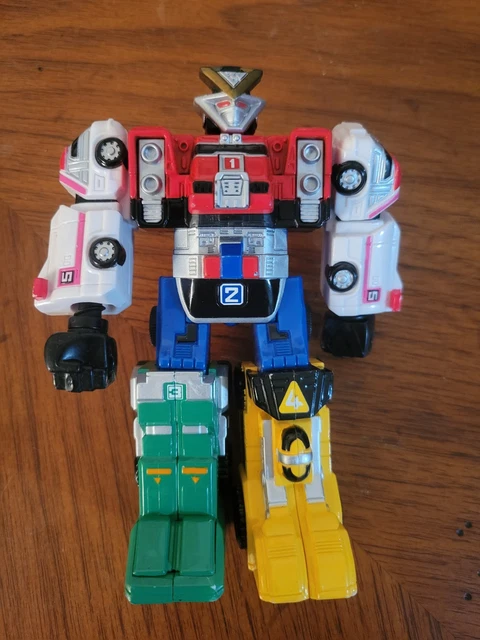 RESCUE MEGAZORD POWER Rangers Turbo 5" Zord Figure 1997 Bandai Vintage ...