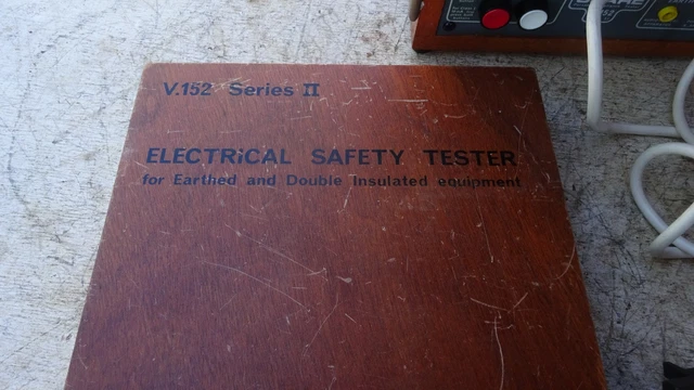 CLARE ELECTRICAL SAFETY Tester V. 152 Series 2 PAT Portable Appliance ...
