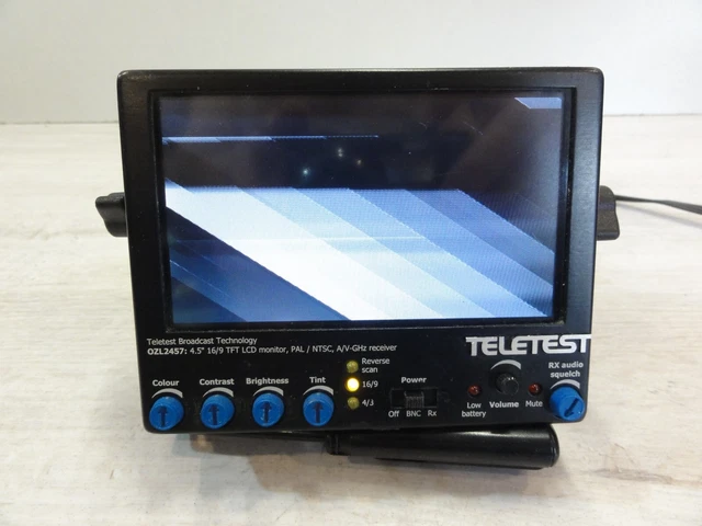 TELETEST BROADCAST TECHNOLOGY OZL2457 4,5"" 16/9 TFT monitor LCD PAL ...