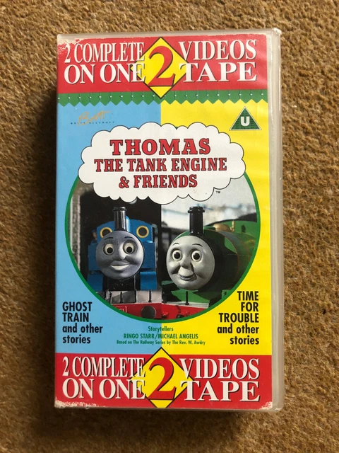 **THOMAS THE TANK Engine & Friends Ghost Train & Time For Trouble Vhs ...