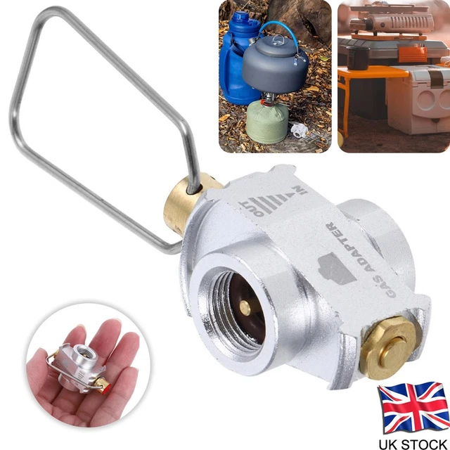 GAS CANISTER REFILL Adapter Flip Fuel Transfer Device Valve Shifter ...
