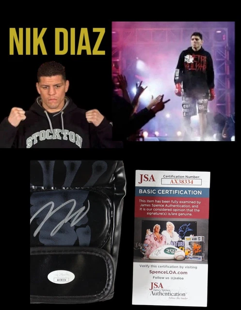 UFC NIK DIAZ ( SIGNED certificazione JSA) EUR 1,00 - PicClick IT