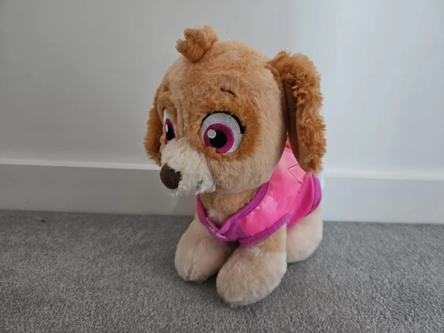 BUILD A BEAR Workshop Paw Patrol SKYE Soft Plush with Jacket Toy 12 ...