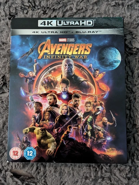 AVENGERS: INFINITY WAR 4k Blu Ray. Great Condition EUR 9,43 - PicClick IT