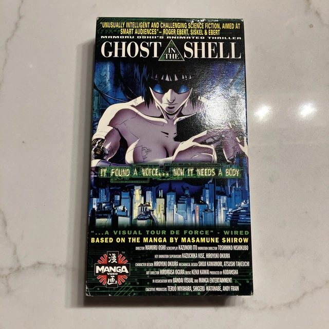 GHOST IN THE Shell (VHS, 1996, Original Japanese Dubbed English) £18.08 ...
