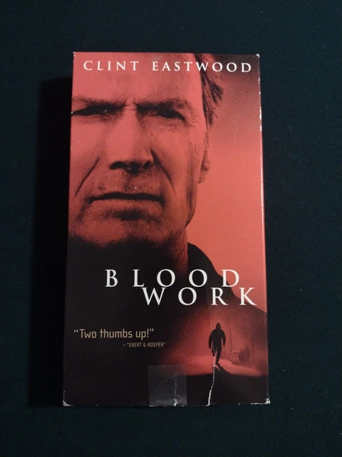 BLOOD WORK (VHS, 2002) Clint Eastwood & Jeff Daniels - Warner Brothers ...
