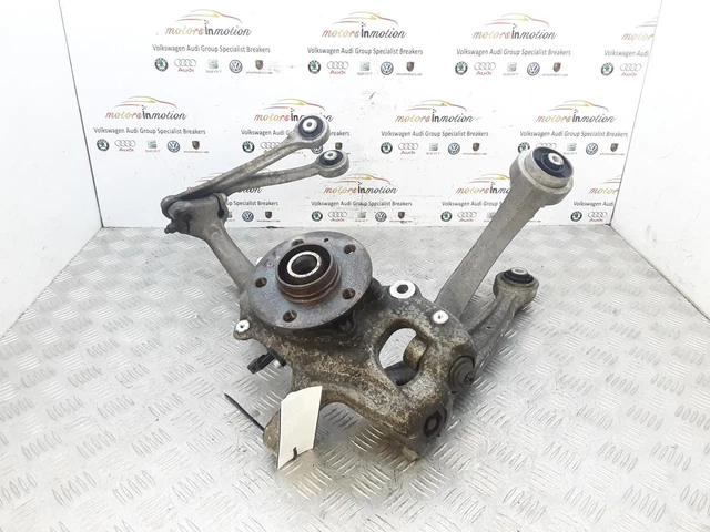 AUDI A6 2016 C7 4G 3.0TDI Left Front Hub Inc Control Arms 4G0407253B ...