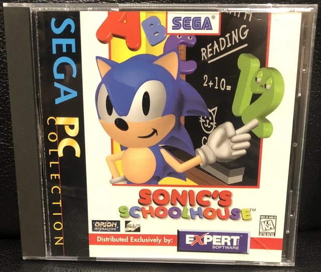 SEGA PC COLLECTION Sonic's Schoolhouse Sega Windows PC CD-ROM Video ...
