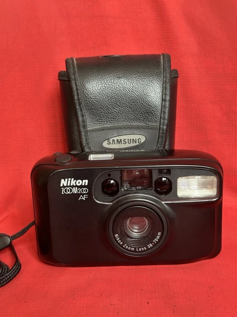 NIKON ZOOM 200 AF Compact 35mm Film Point & Shoot Camera - 38-70mm Zoom ...