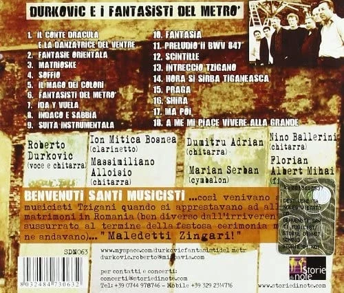 DURKOVIC E I Fantasm Benvenuti Santi Musicisti (CD) EUR 19,84 - PicClick FR
