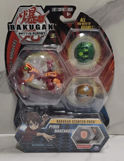 BAKUGAN STARTER PACK, Pyrus Mantonoid EUR 29,99 - PicClick FR