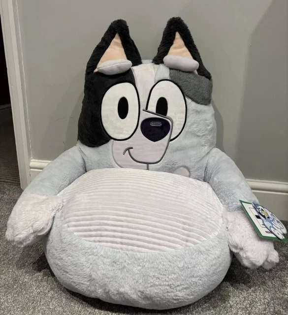 MUFFIN (BLUEY) PLUSH Chair For Kids Children Cartoon Character Comfy ...
