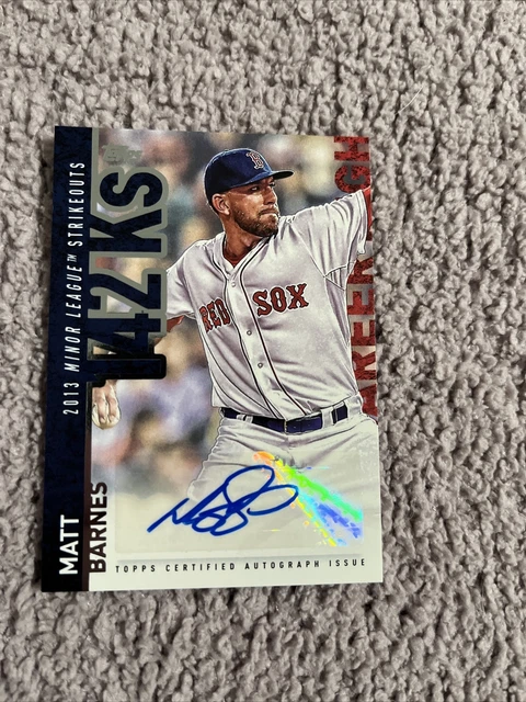 2015 TOPPS CAREER High Auto Matt Barnes #CHA-MB recrue autographe Red ...