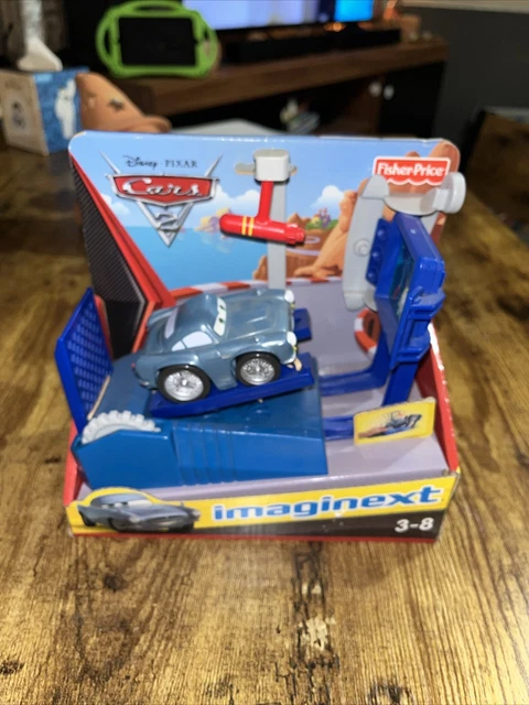 IMAGINEXT FISHER PRICE Disney Pixars Cars 2 Playset Finn Rare Set Brand ...