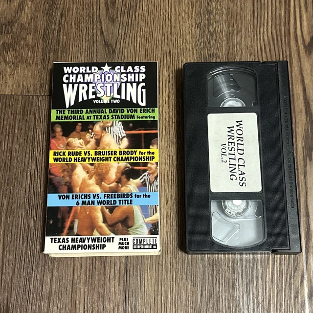 WORLD CLASS CHAMPIONSHIP Wrestling Volume Two WCCW VHS RARE GREAT SHAPE ...