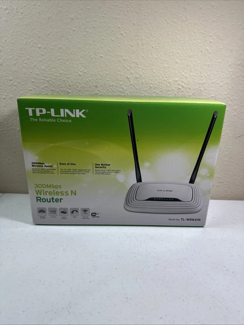 TP-LINK TL-WR841N 2.4GHZ N300 300Mbps Wireless WiFi Router / AP / Range ...