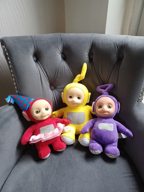 TELETUBBIES TALKING 26cm TINKY WINKY & PO PLUSH PLUS LAA LAA TOY (##) £ ...