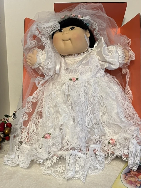 RARE BRIDE HASBRO 16" ASIAN Cabbage Patch Kids Designer Line Mold BRAND ...