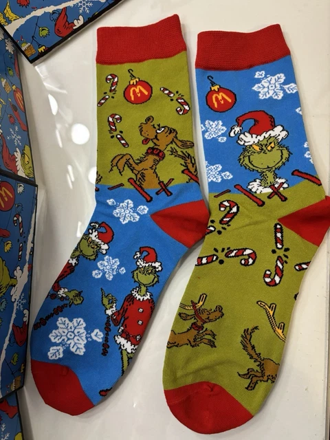 MCDONALD'S 2025 GRINCH Christmas Special Mismatch Collectable Socks ...