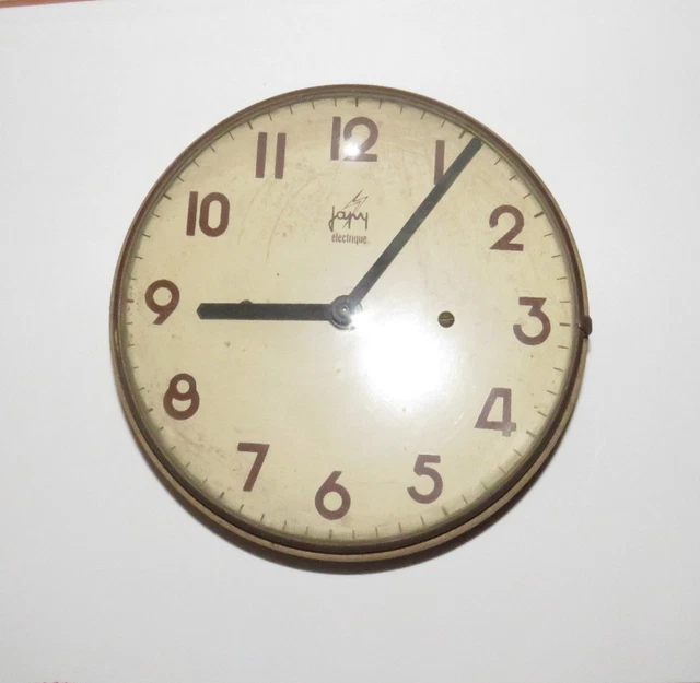 ANCIENNE PENDULE murale JAPY pour déco ou à réparer EUR 25,00 - PicClick FR