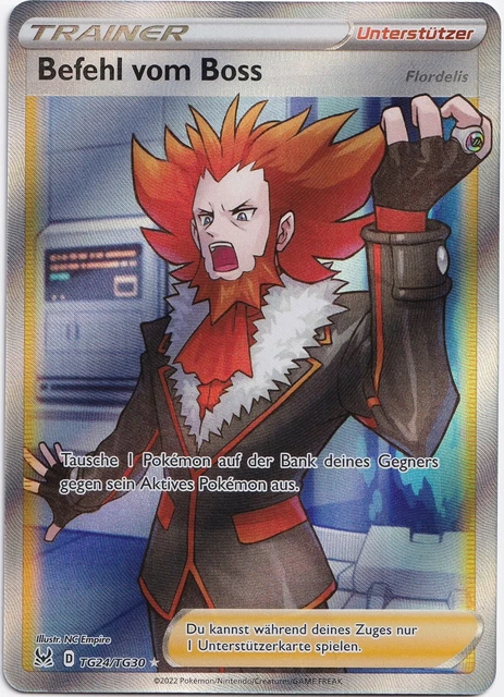 POKÉMON BEFEHL VOM Boss Trainer Gallery Rare Verlorener Ursprung TG24 ...