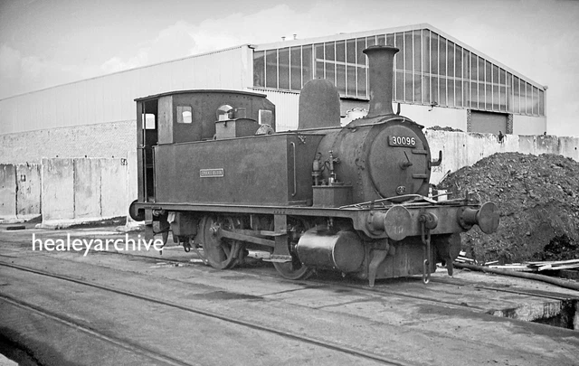 35MM RAILWAY NEG. Corralls of Southampton 03/66 ex-BR/LSWR 30096 ...