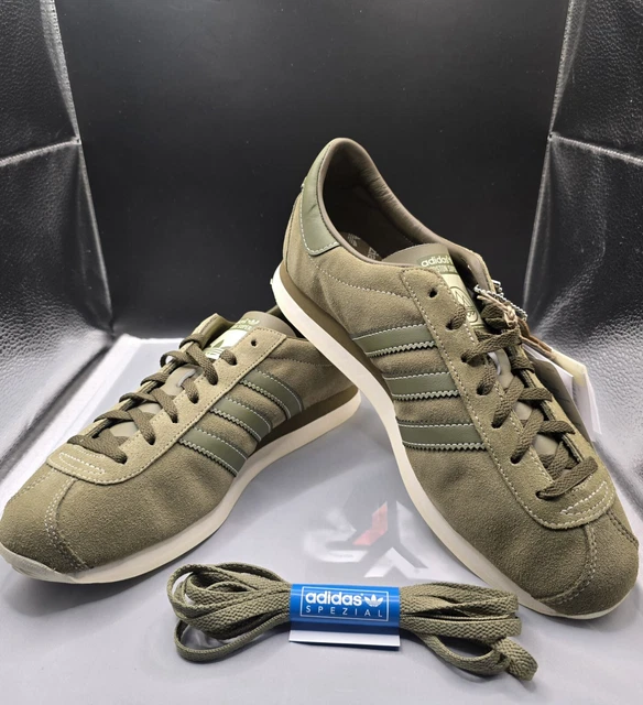 ADIDAS SPZL SPRING 2024 Spezial collection MOSTON SUPER olive trainers ...