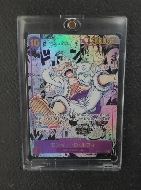 ONE PIECE KARTE OP05-119 Monkey D. Ruffy SEC Super Parallel Japanisch ...